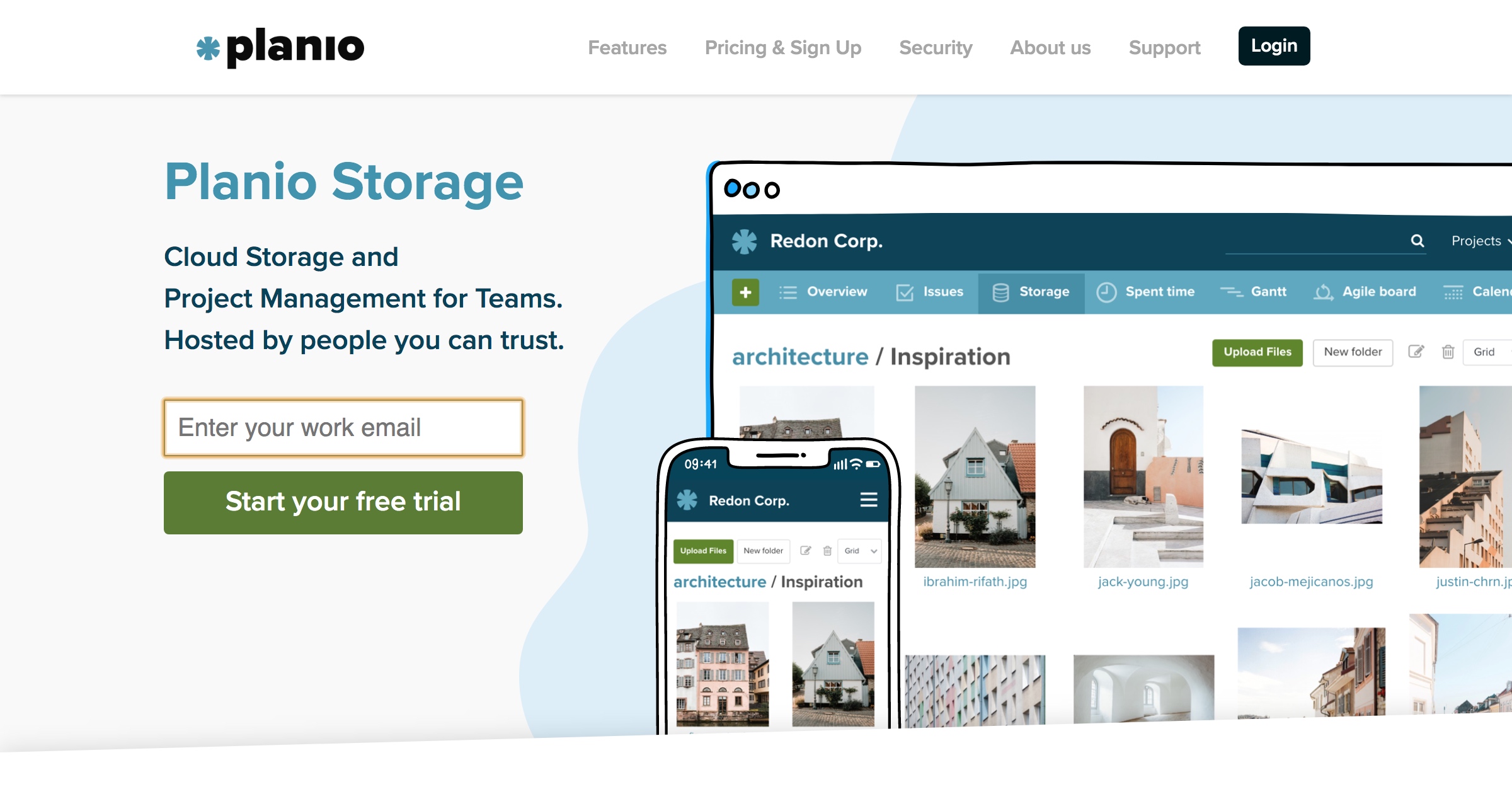Cloud Storage for Teams by Planio | Planio